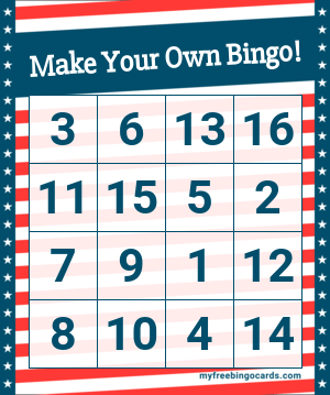 Make Your Own Bingo!