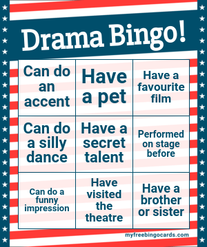 Drama Bingo!