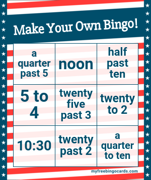 Make Your Own Bingo!