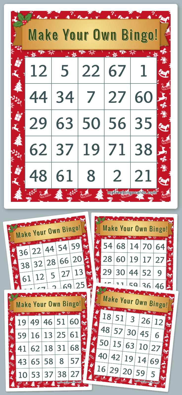 Virtual Make Your Own Bingo!