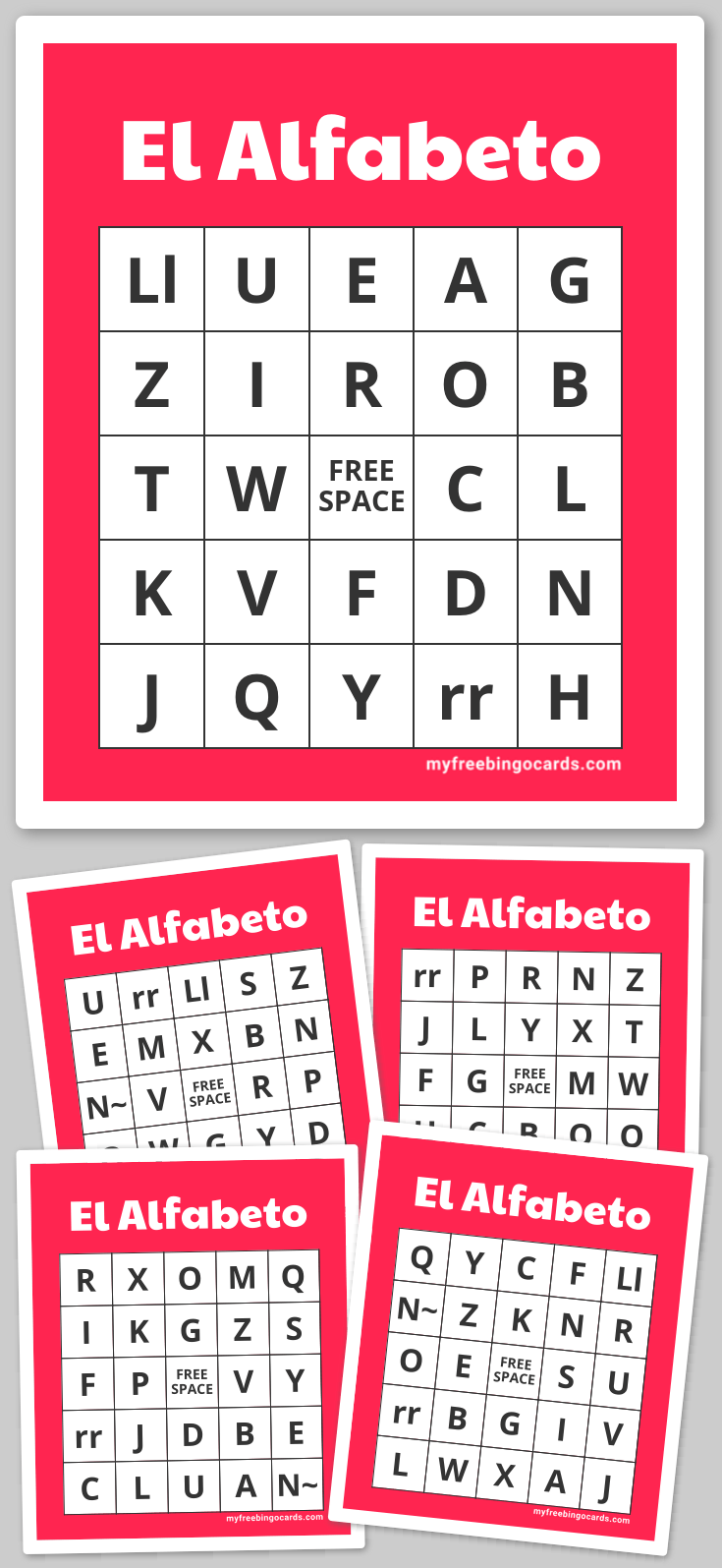 Virtual El Alfabeto Bingo