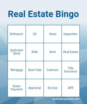 Real Estate Bingo