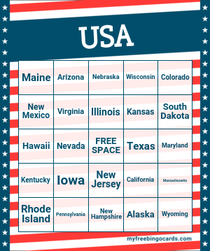 USA BINGO