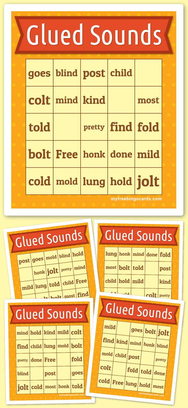 Virtual Glued Sounds Bingo