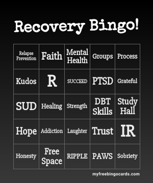 Recovery Bingo!