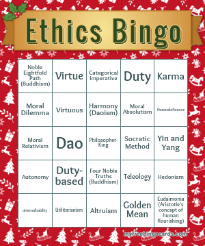Ethics Bingo