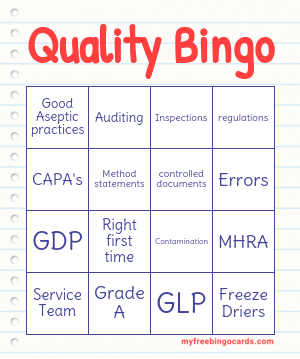 Quality Bingo