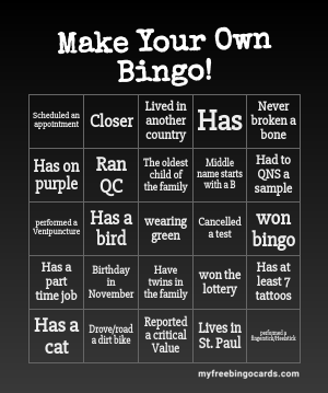 Make Your Own Bingo!