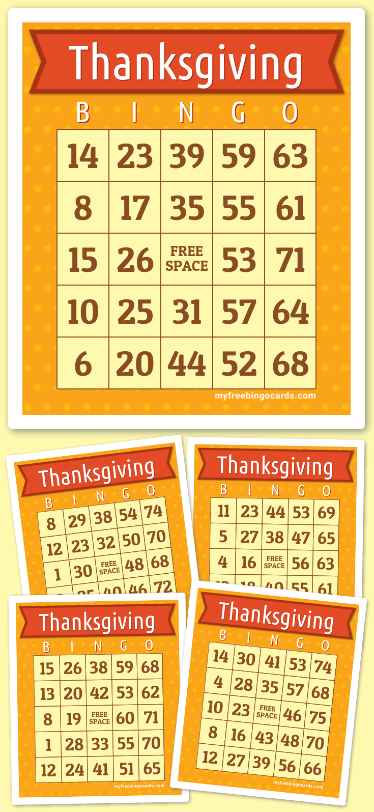 Virtual Thanksgiving BINGO