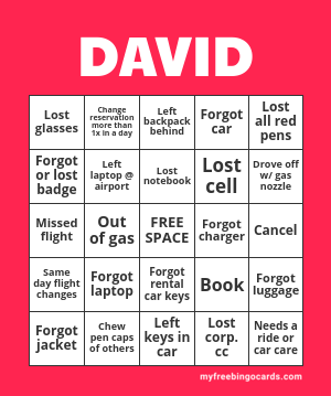 DAVID BINGO