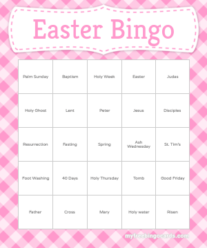 Print 100+ Easter Bingo Cards