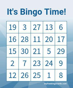It's Bingo Time!