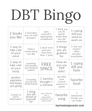 DBT Bingo