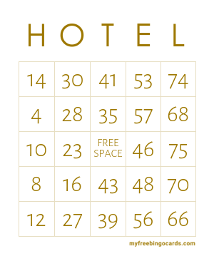 HOTEL BINGO