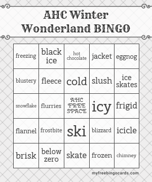 Print 100+ AHC Winter Wonderland BINGO Cards