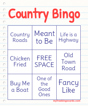Country Bingo