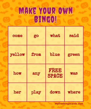 Make Your Own Bingo!