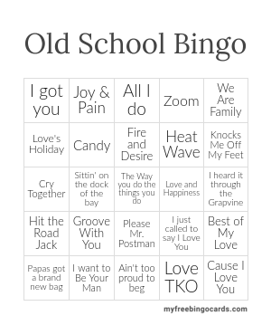 Old School Bingo