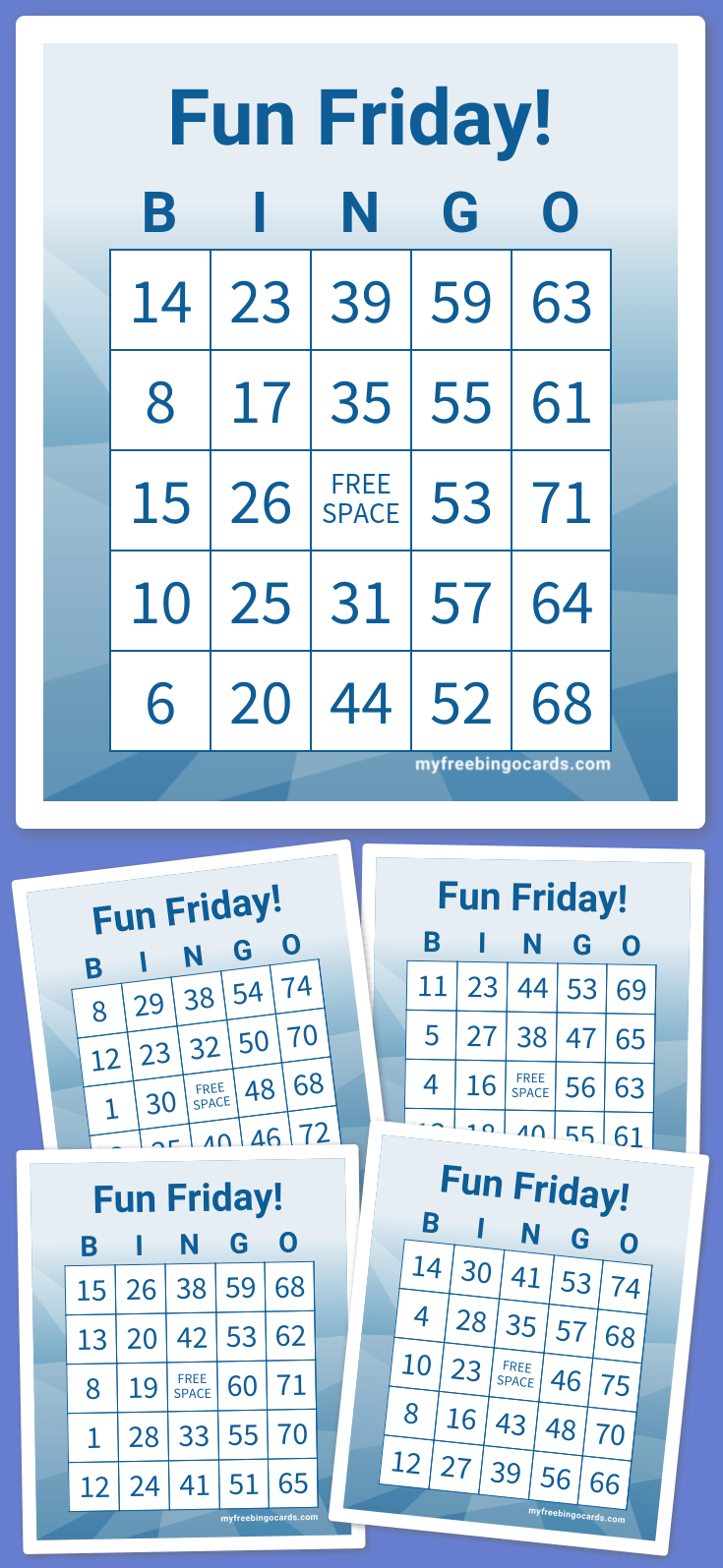 Virtual Fun Friday! BINGO