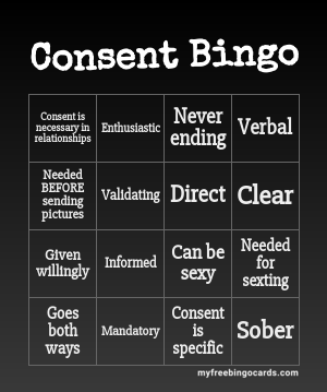 Consent Bingo
