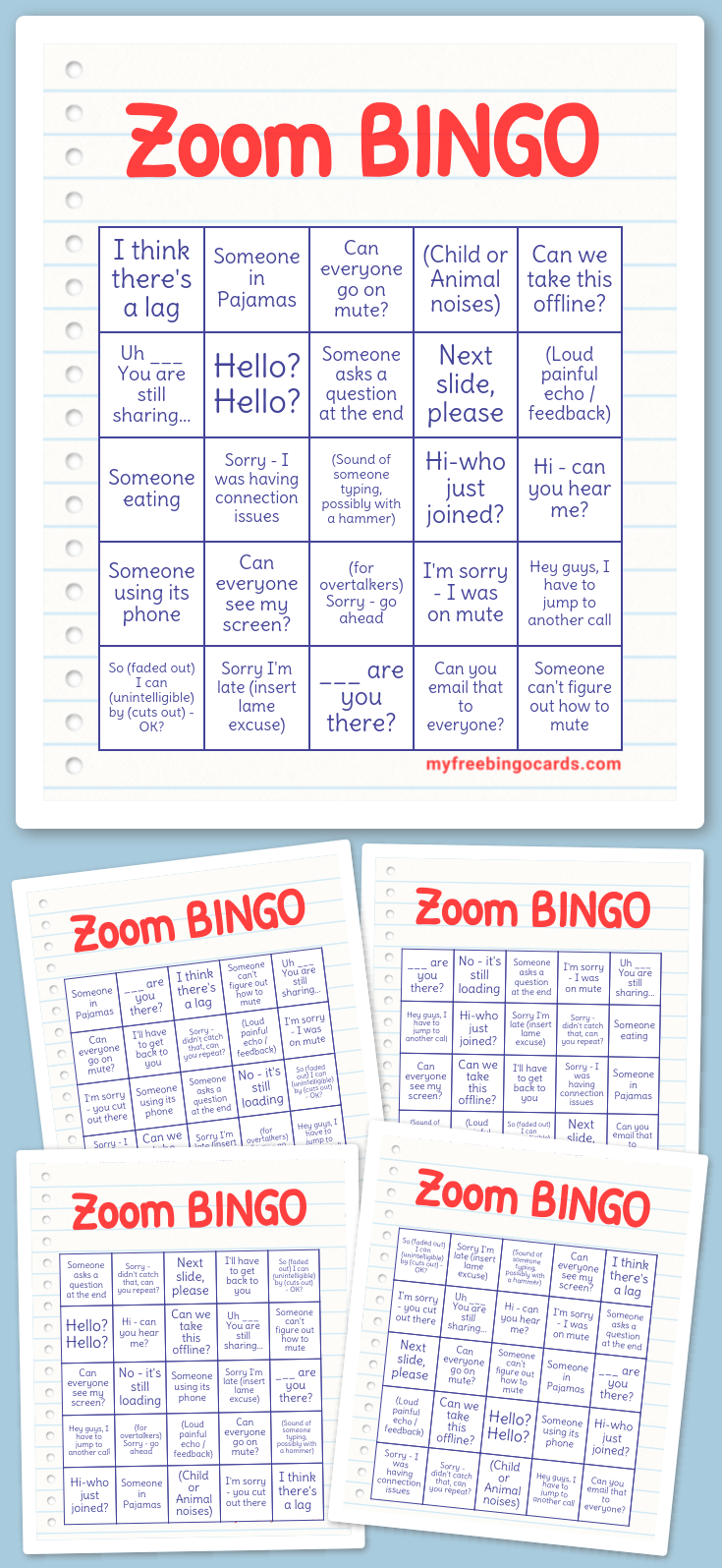 Virtual Zoom BINGO