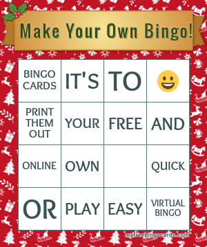 Make Your Own Bingo!