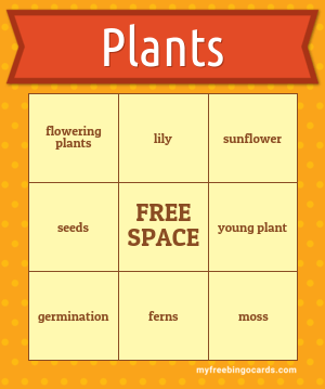 Plants Bingo