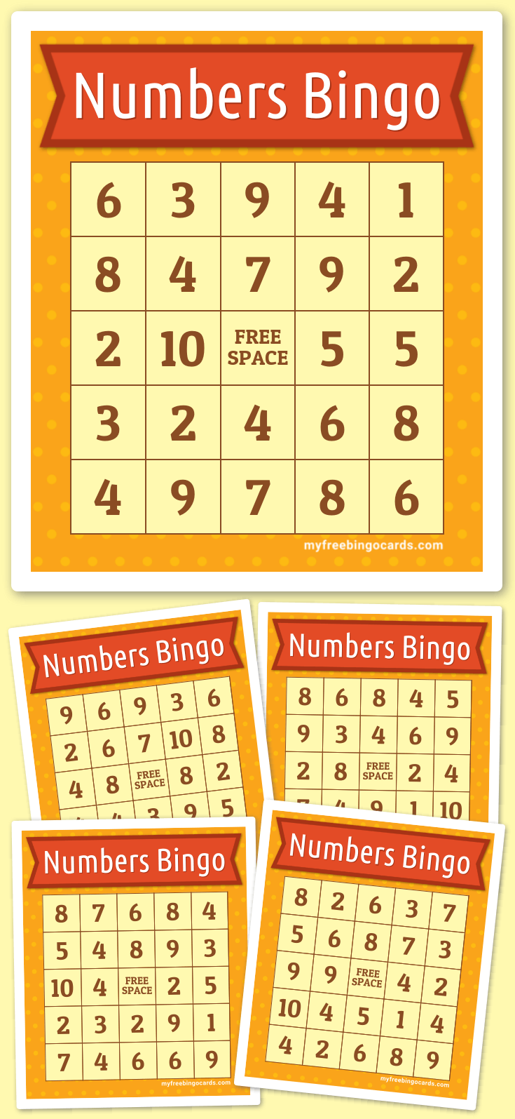 Virtual Numbers Bingo