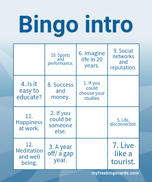 Print 100+ Bingo intro Cards