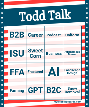 Todd Talk Bingo