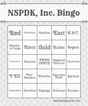 NSPDK, Inc. Bingo