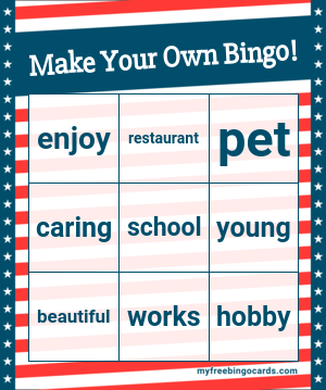 Make Your Own Bingo!