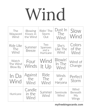 Wind Bingo