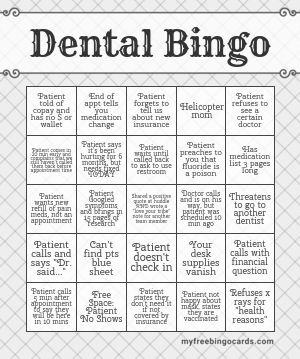 Dental Bingo