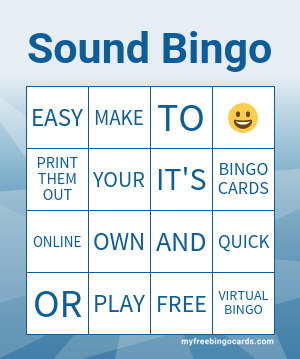 Sound Bingo